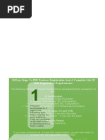 EFPS Application Requirements | PDF