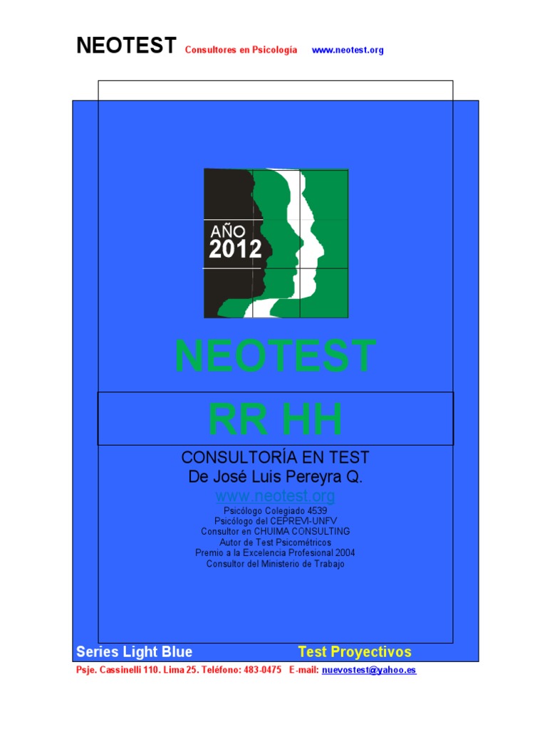 1 Neotest RRHH | Descargar gratis PDF | Liderazgo | Liderazgo