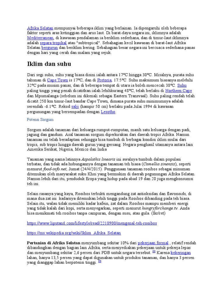 Afrika Selatan | PDF