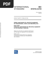 Iec 61010-1 | PDF | International Electrotechnical Commission | Safety