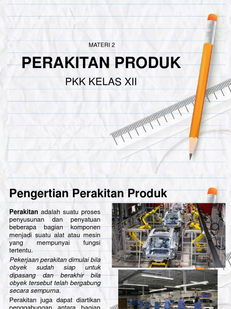 PKK BAB 2 Perakitan Produk Barang / Jasa | PDF