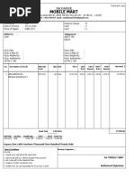 Mobile Shop Bill Format in PDF | PDF