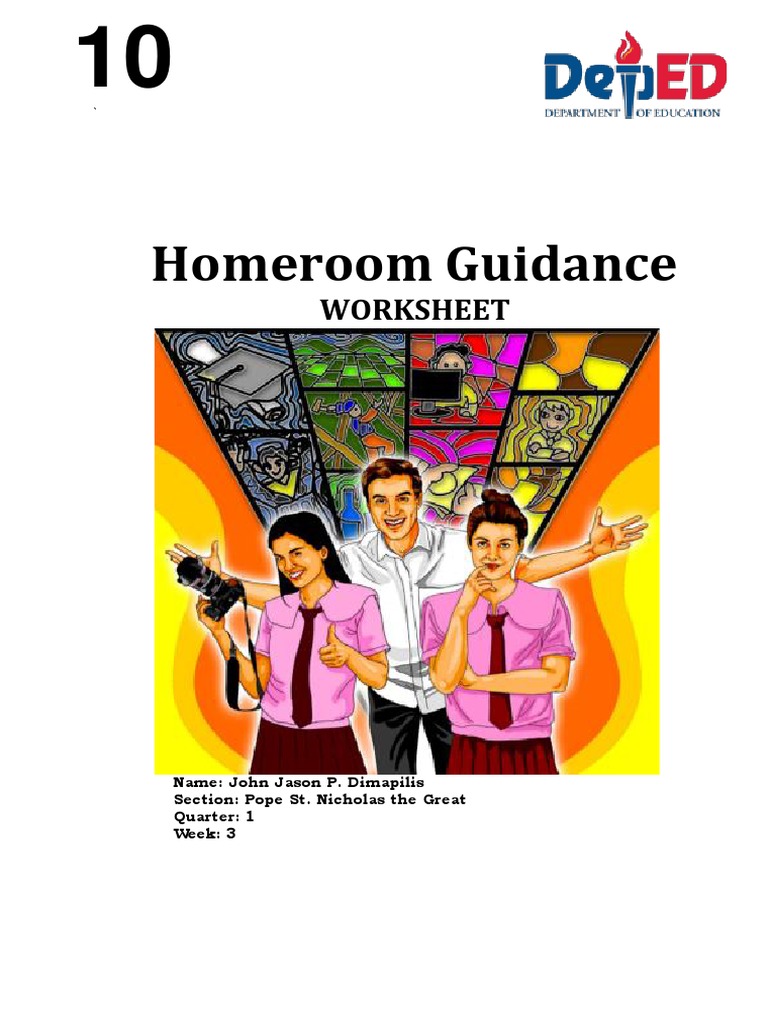 Homeroom Guidance: Worksheet | Download Free PDF | Human Nature
