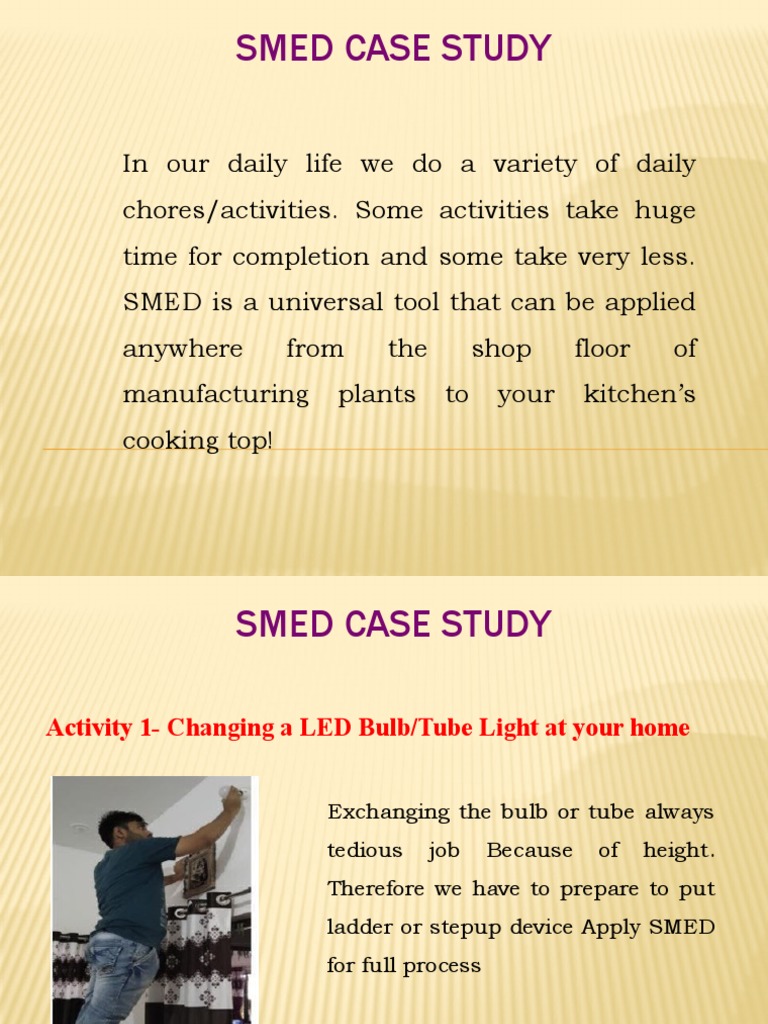 SMED Case Study | PDF