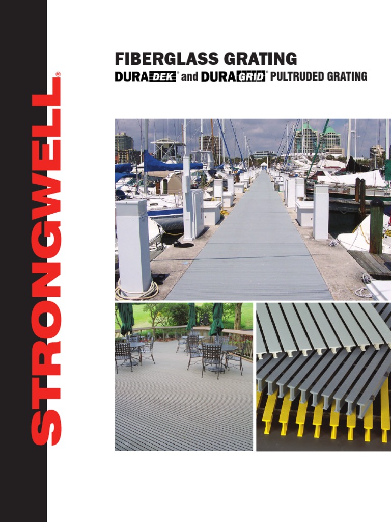 Strongwell FRP Grating Table | PDF | Fiberglass | Civil Engineering