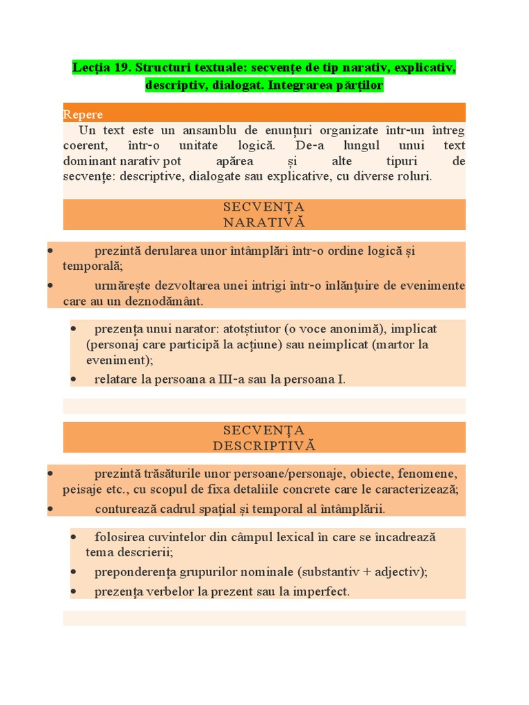 Lectia 19. Structuri Textuale | PDF