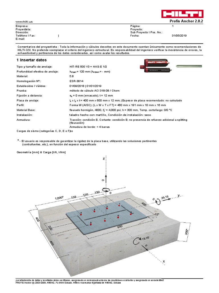 Software PROFIS Anchor de Hilti | PDF | Software | Software de la ...