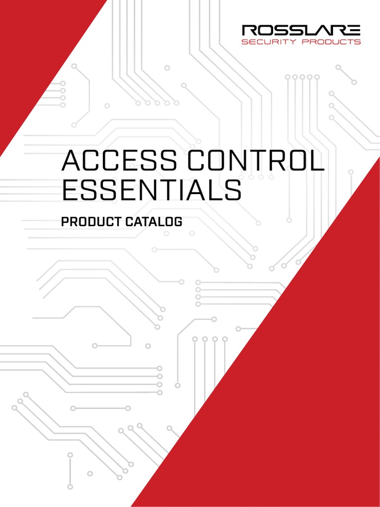 RSP Access Control Essentials Mini-Catalog 2018 | PDF | Access Control | Authentication
