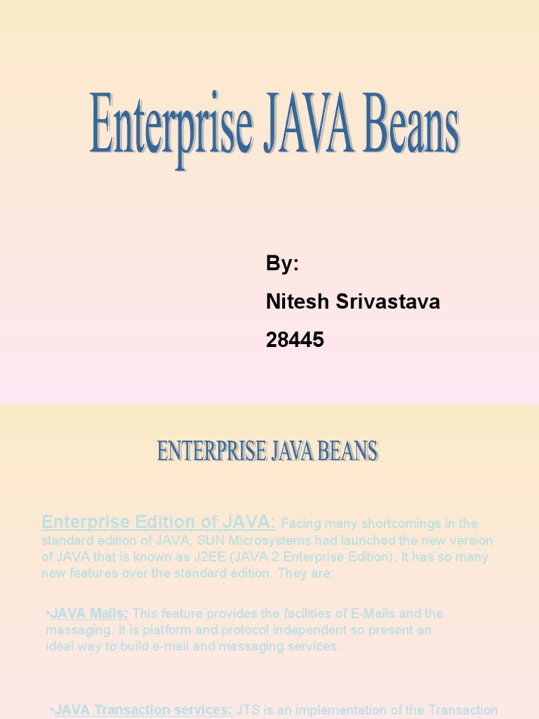 By Nitesh Srivastava 28445 Pdf Java Programming Language Software Development