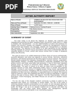 Post Activity Report-DRRM Planning | PDF | Emergency Management ...