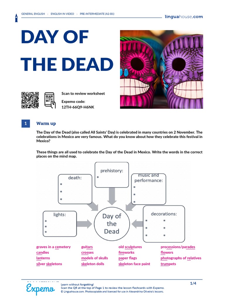 Day of The Dead British English Student Ver2 | PDF | Linguistics