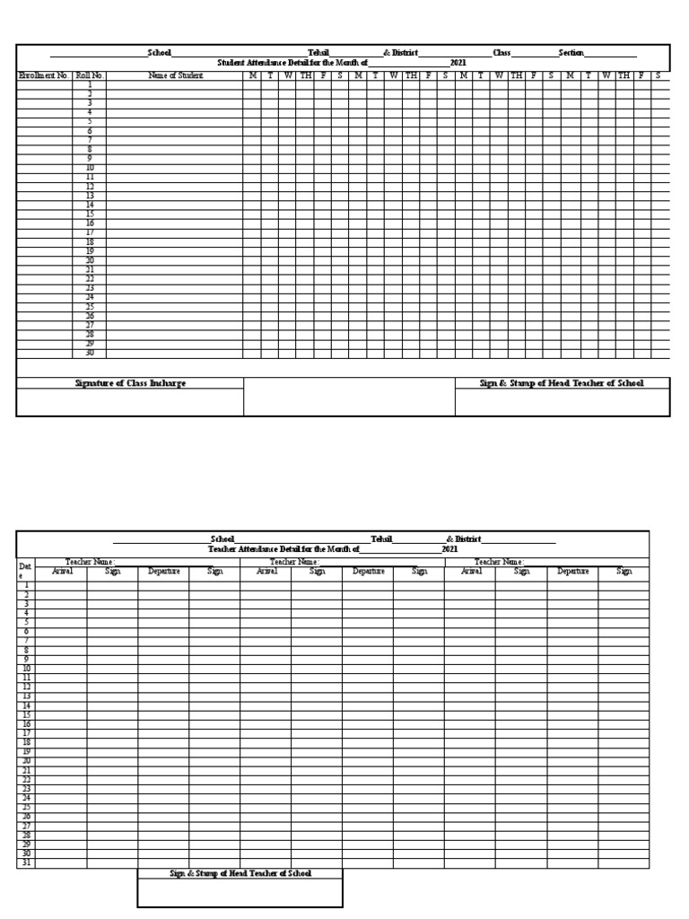 8608 Attendance Record and Completion Certificate in MS Word Format | PDF