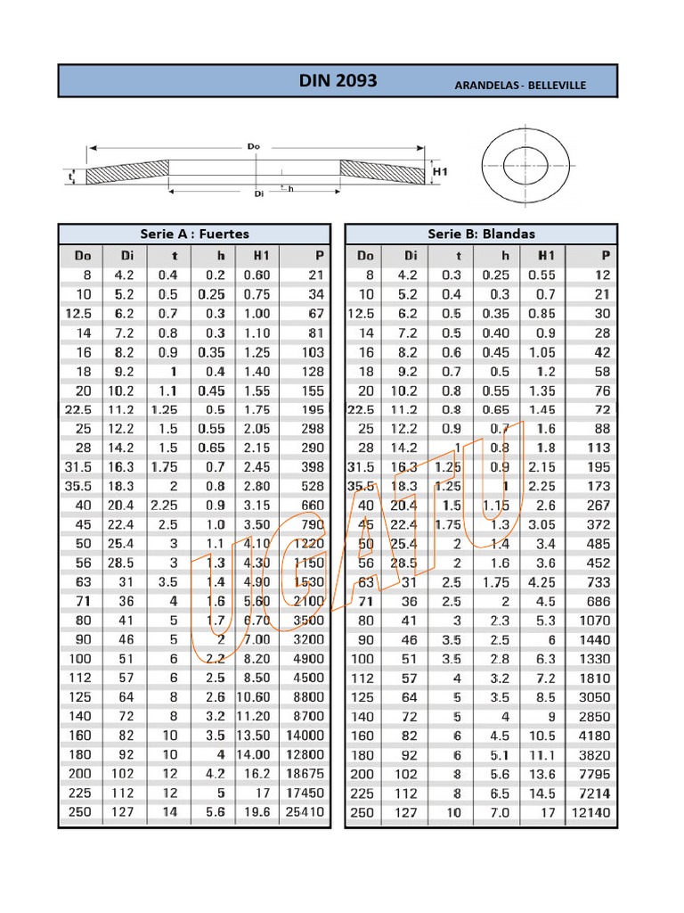 DIN 2093 Belleville | PDF