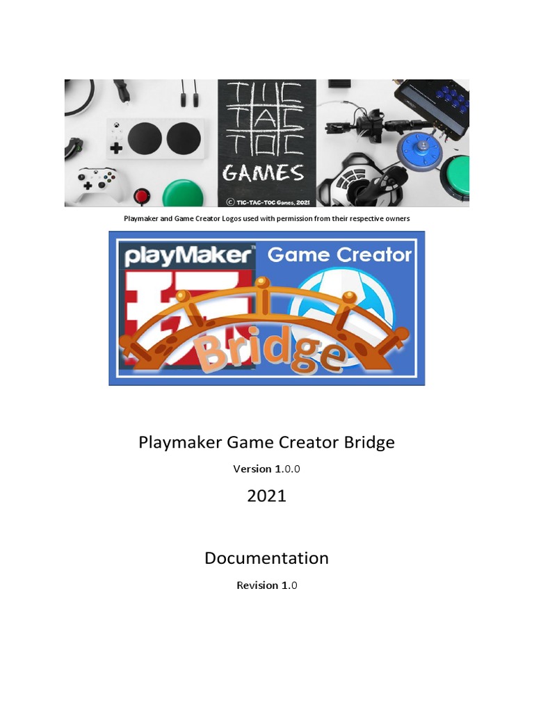 Playmaker Game Creator Bridge Documentation | PDF | Array Data Type | Computing
