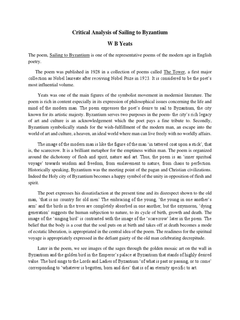 Yeats | PDF | W. B. Yeats | Poetry