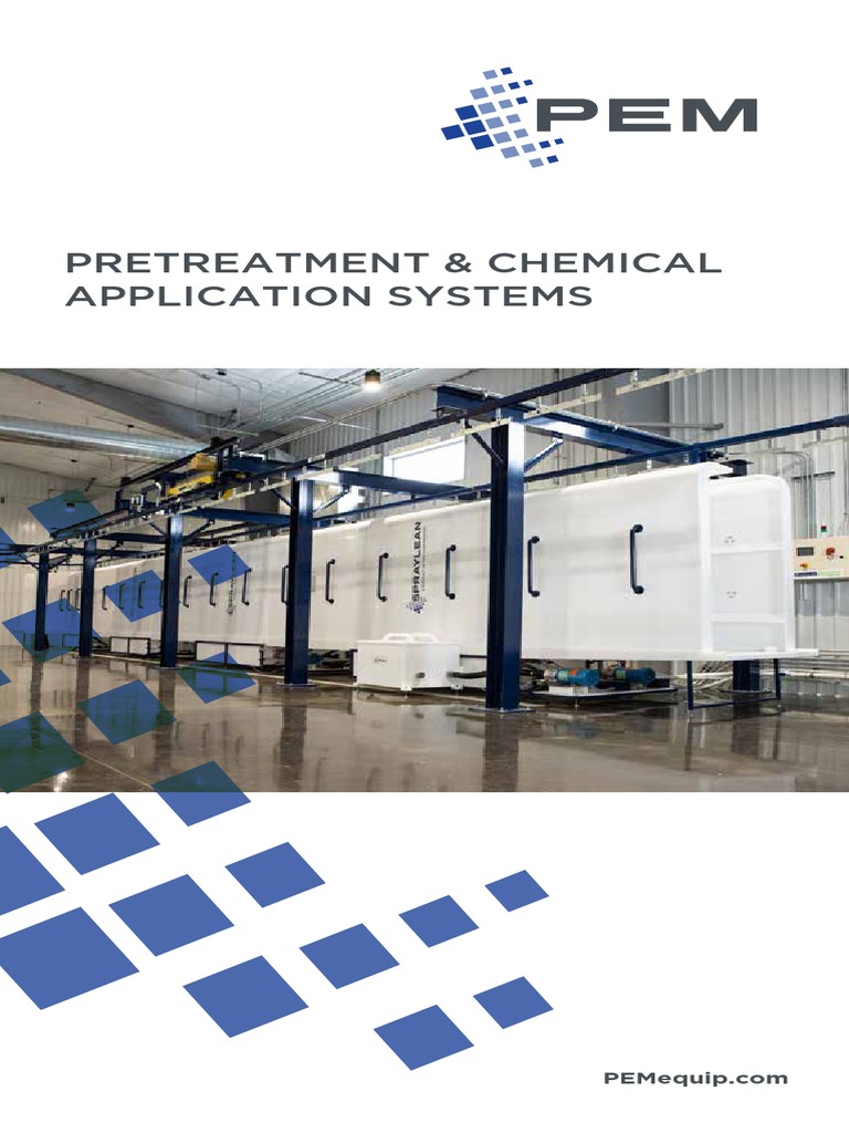 Pretreatment & Chemical Application Systems | PDF | Metals | Pump