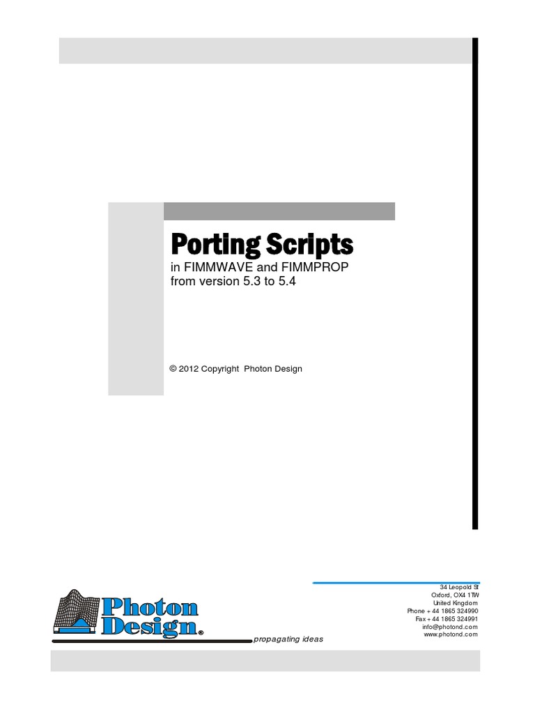Scripting Guide - Porting Manual | PDF | Computer File | Directory (Computing)