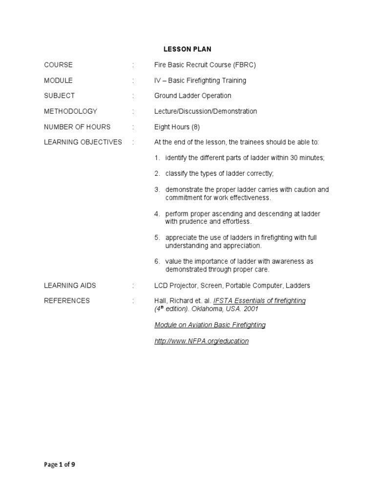 Lesson Plan: (4 Edition) - Oklahoma, USA. 2001 Module On Aviation Basic ...