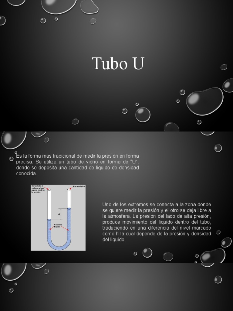 Tubo U y Tubo Inclinado | PDF