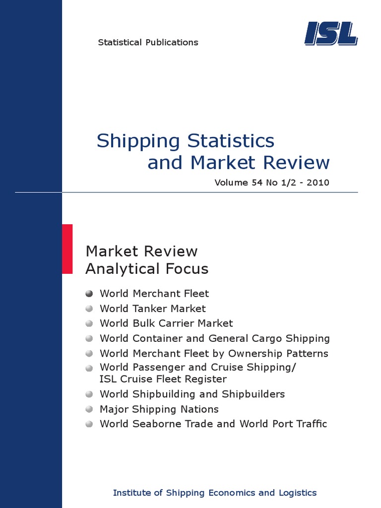 Shipping Statistics and Market Review | PDF | Merchant Navy | Oil Tanker