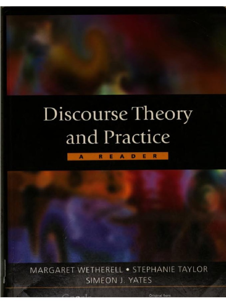 Discourse Theory and Practice A Reader - Wetherell | PDF