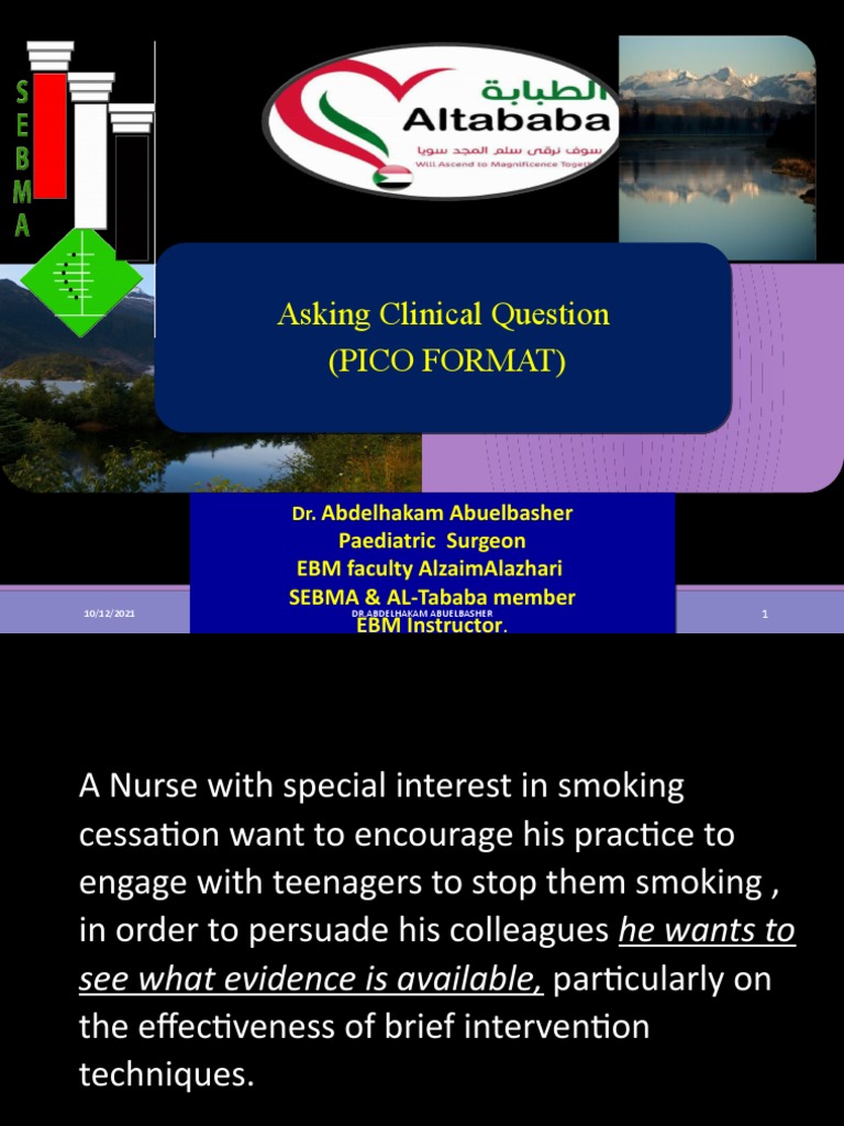 Asking Clinical Question (Pico Format) | PDF | Breast Cancer | Smoking ...