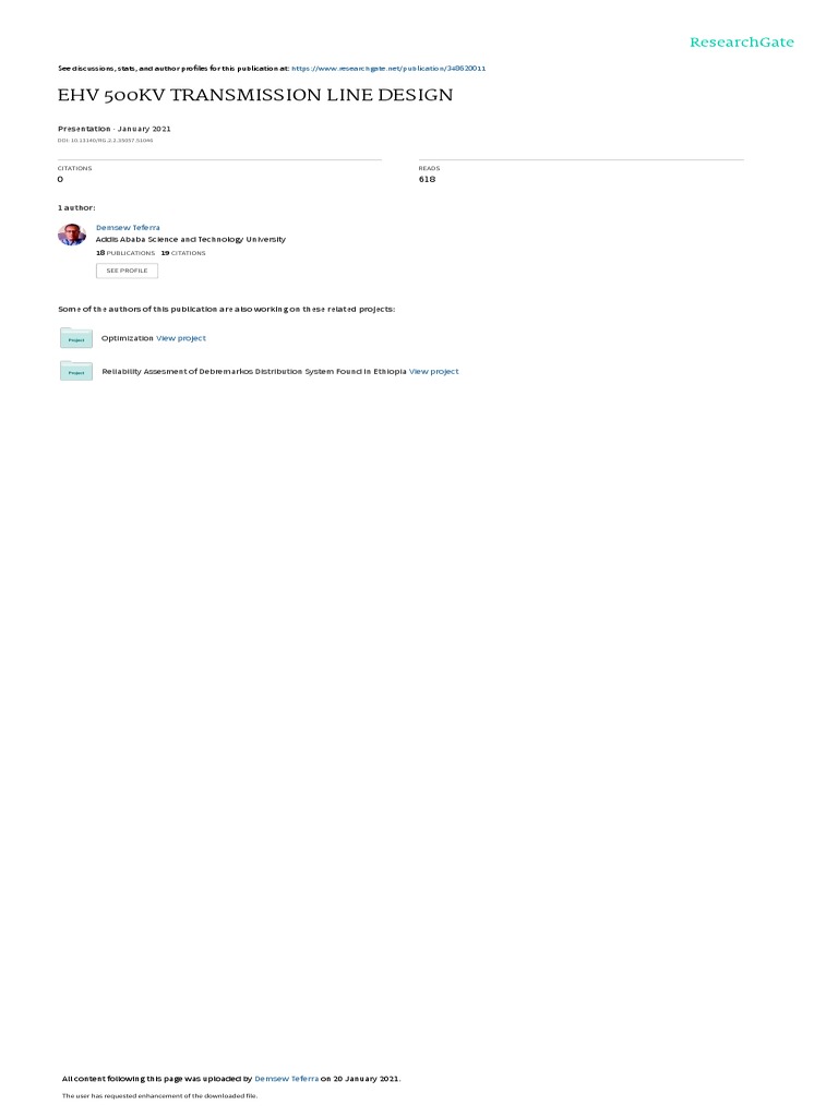 EHV-Transmission Line Design | PDF | Electric Power Transmission ...