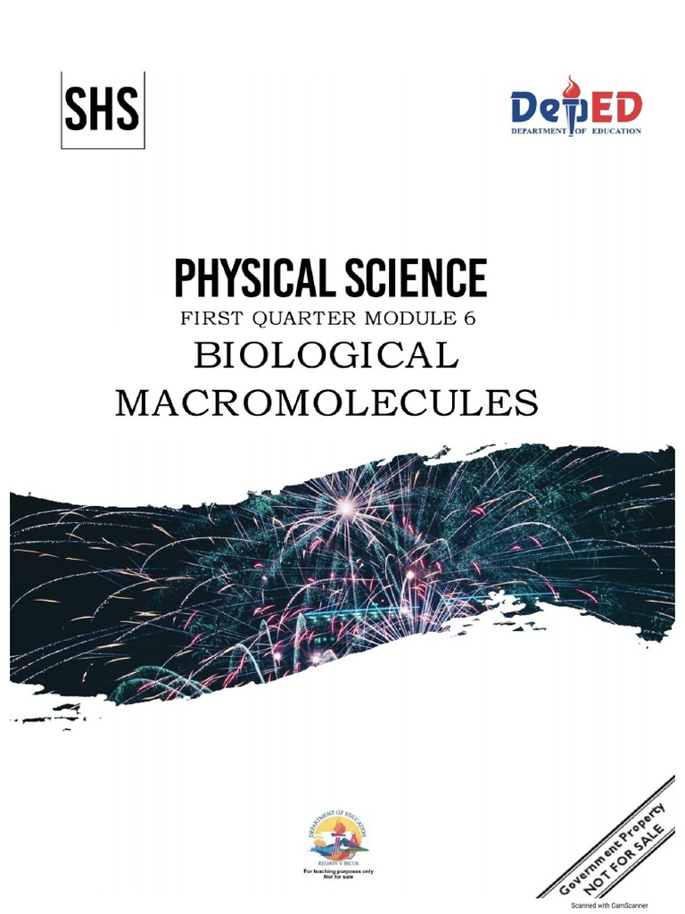 SHS Physical Science Q1 SLM 6 | PDF