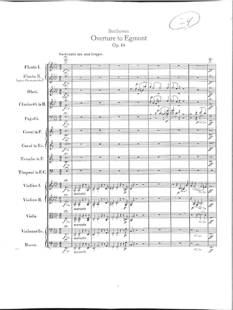 Beethoven - Egmont (Excerpt) | PDF