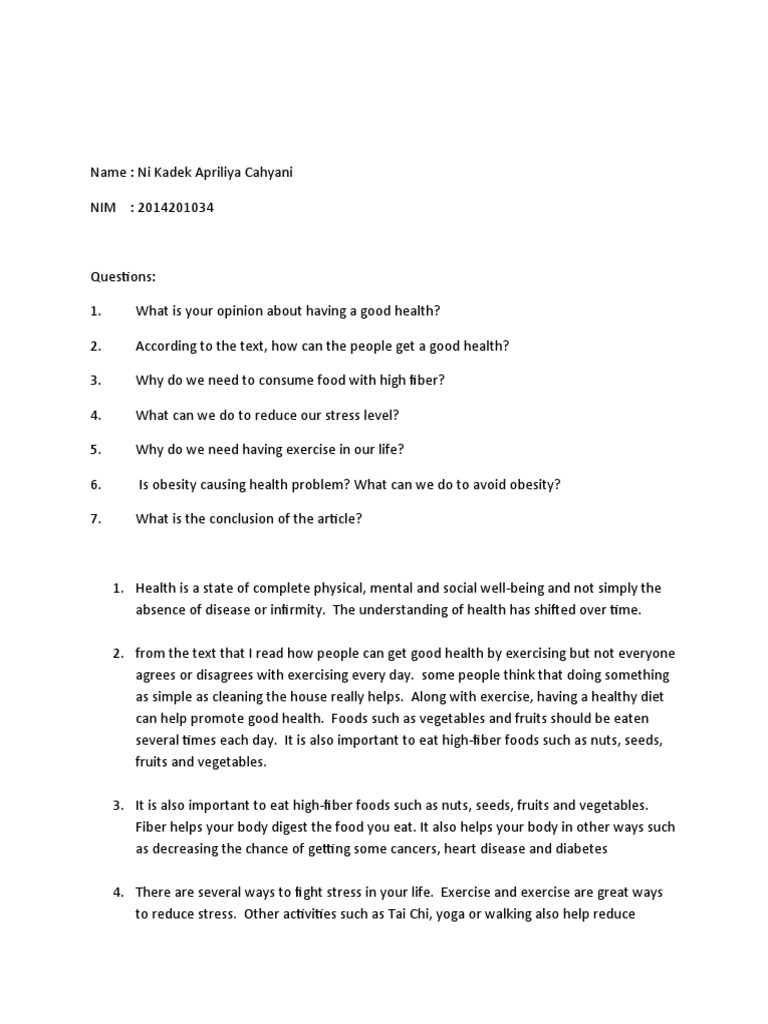 Ni Kadek Apriliya Cahyani.......... | PDF | Obesity | Stress (Biology)