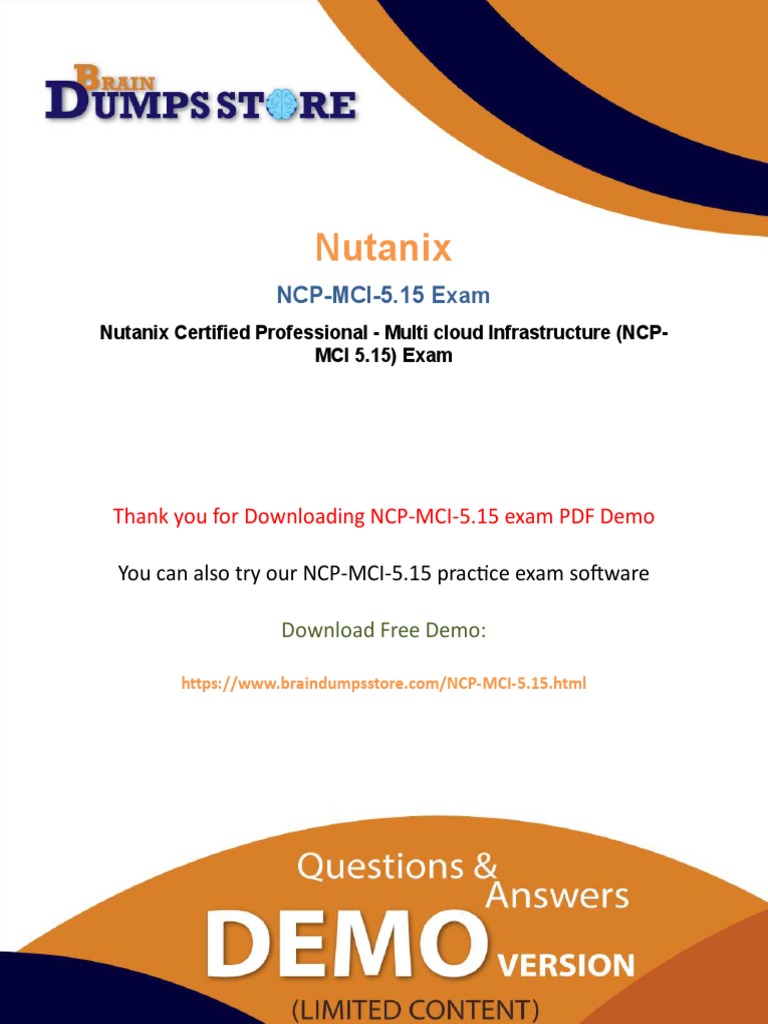 Nutanix: NCP-MCI-5.15 Exam | PDF | Ip Address | Computing