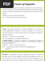 Mga Teorya at Metodo Sa Pagsasalin | PDF