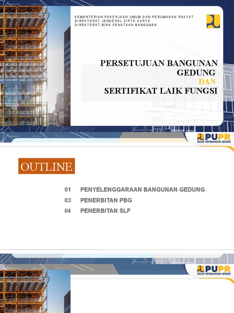 Ii - Penerbitan PBG, SLF, Dan SBKBG | PDF
