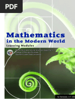 Ged 102 Mathematics in The Modern World Module PDF | PDF | Pattern | Symmetry