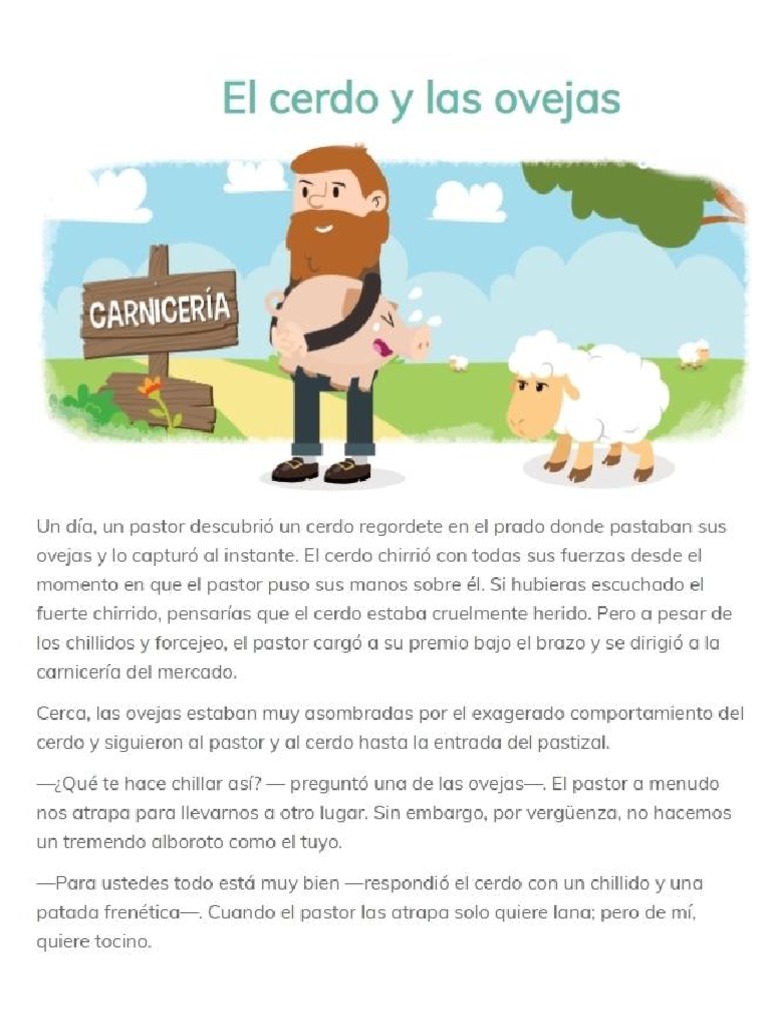 El Cerdo y Las Ovejas | PDF