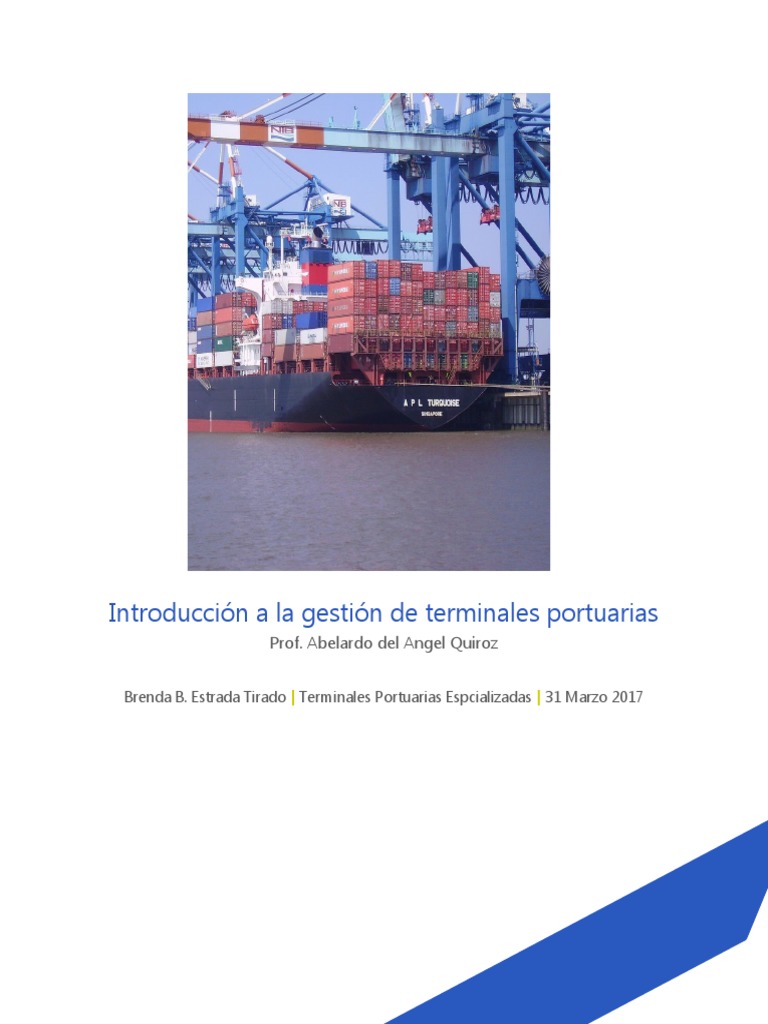 Gestion de Terminales | PDF | Puerto | Buques