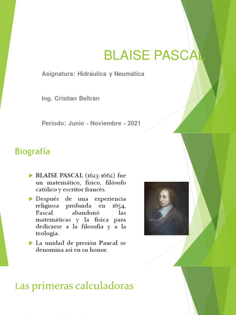 Blaise Pascal | PDF | Filosofía | Religión y espiritualidad