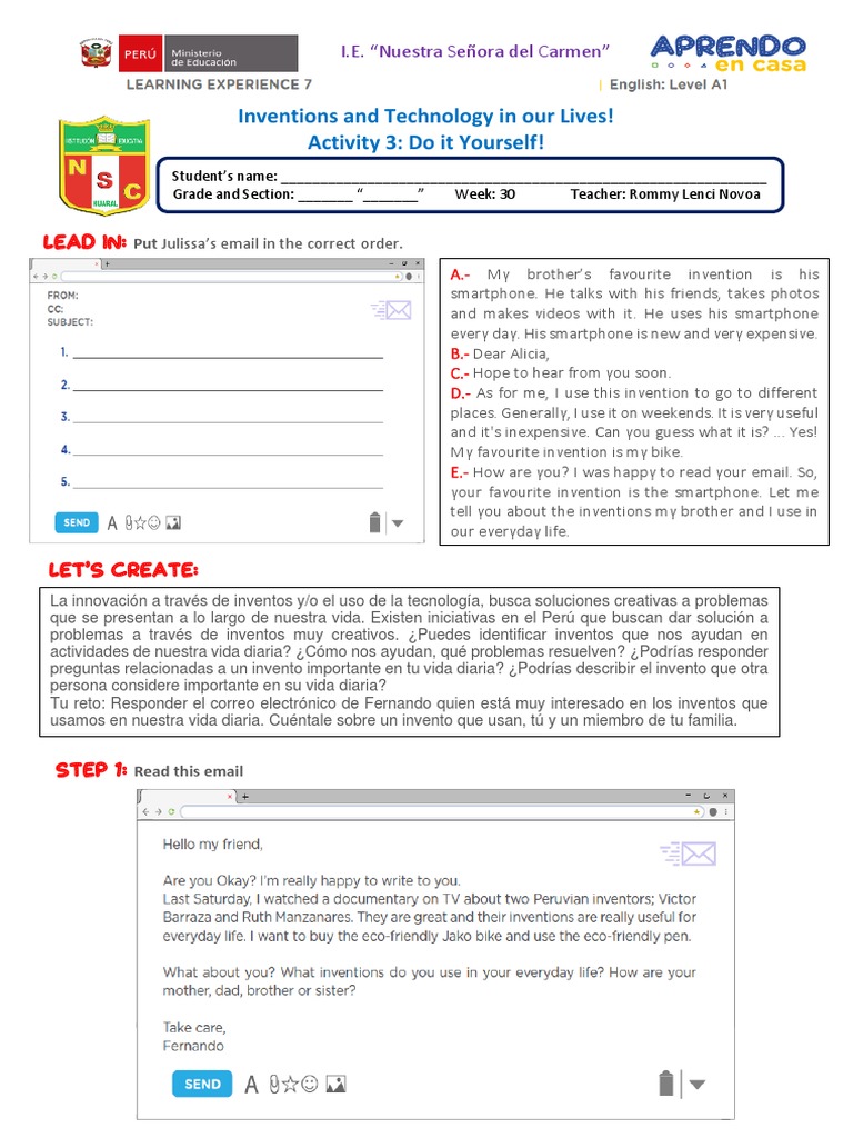 Inventions-Act3 Do It Yourself! | PDF