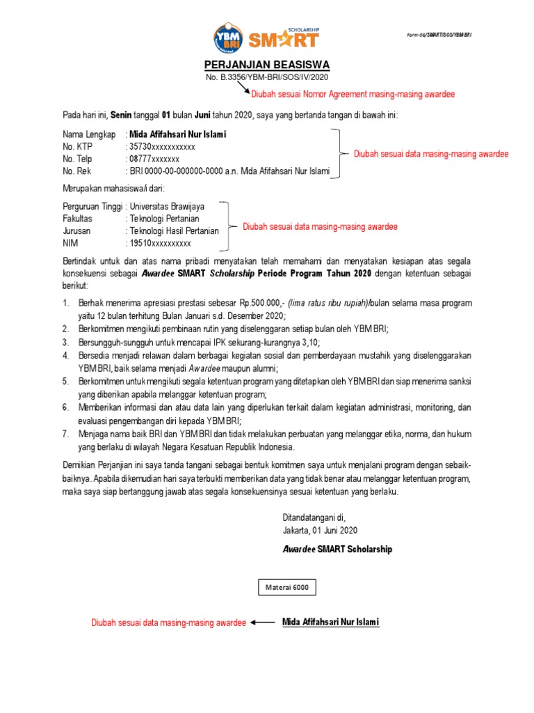Contoh Agreement | PDF
