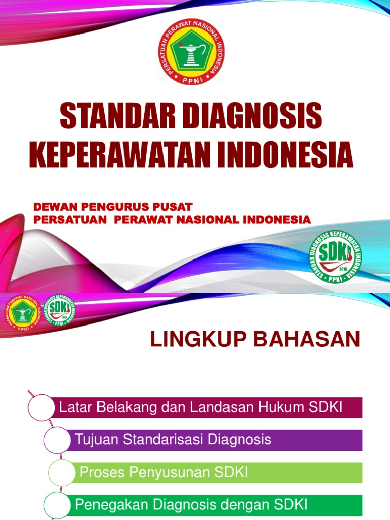 Konsep SDKI - Standar Diagnosis Keperawatan Indonesia | PDF