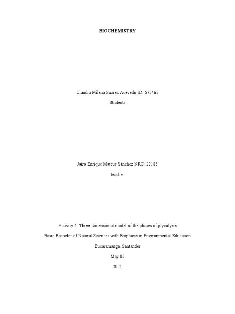 Biochemistry 03 05 21 | PDF | Self-Improvement | Science & Mathematics