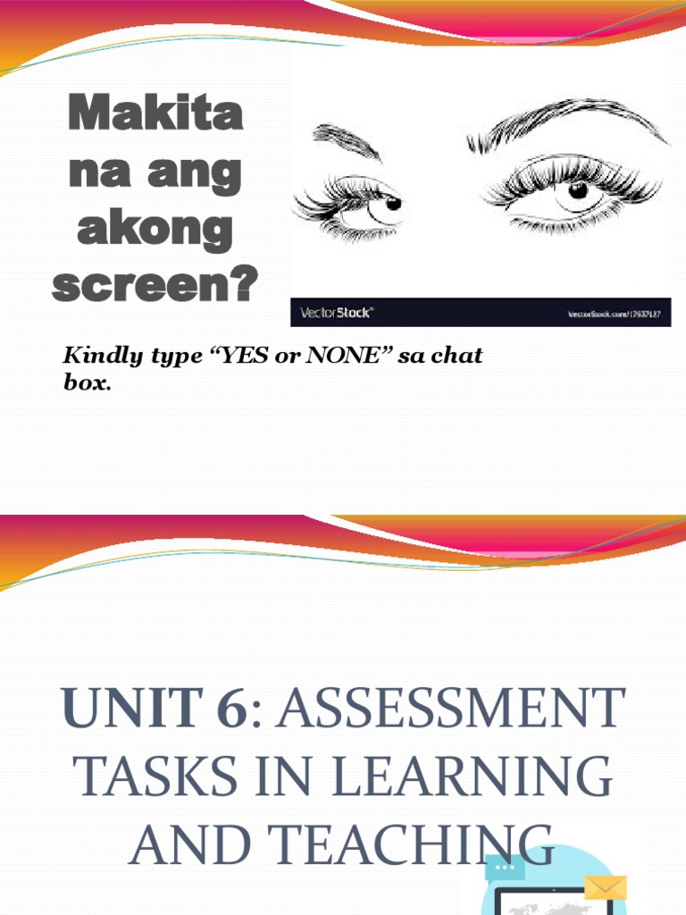 Assessment Tasks in Learning and Teaching | PDF | Educational ...
