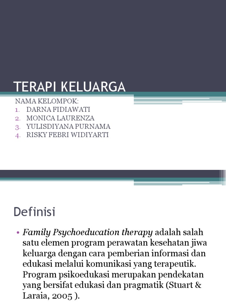 Terapi Keluarga | PDF