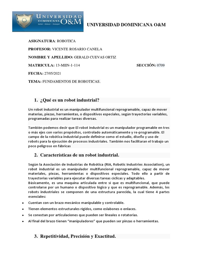 Fundamentos y Aplicaciones de Robótica | PDF | Sensor | Solenoide