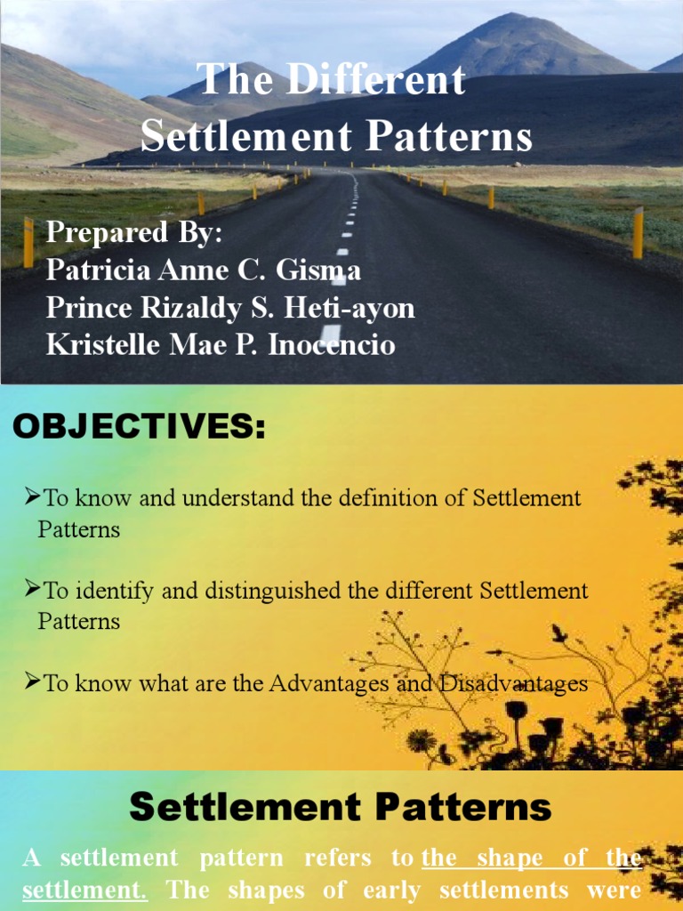 Overview of Settlement Patterns | PDF | Land Management | Natural ...