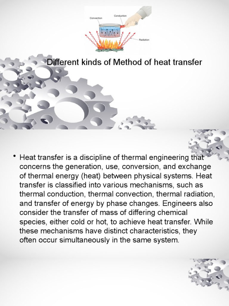 Methods of Heat Transfer Explained | PDF | Science & Mathematics