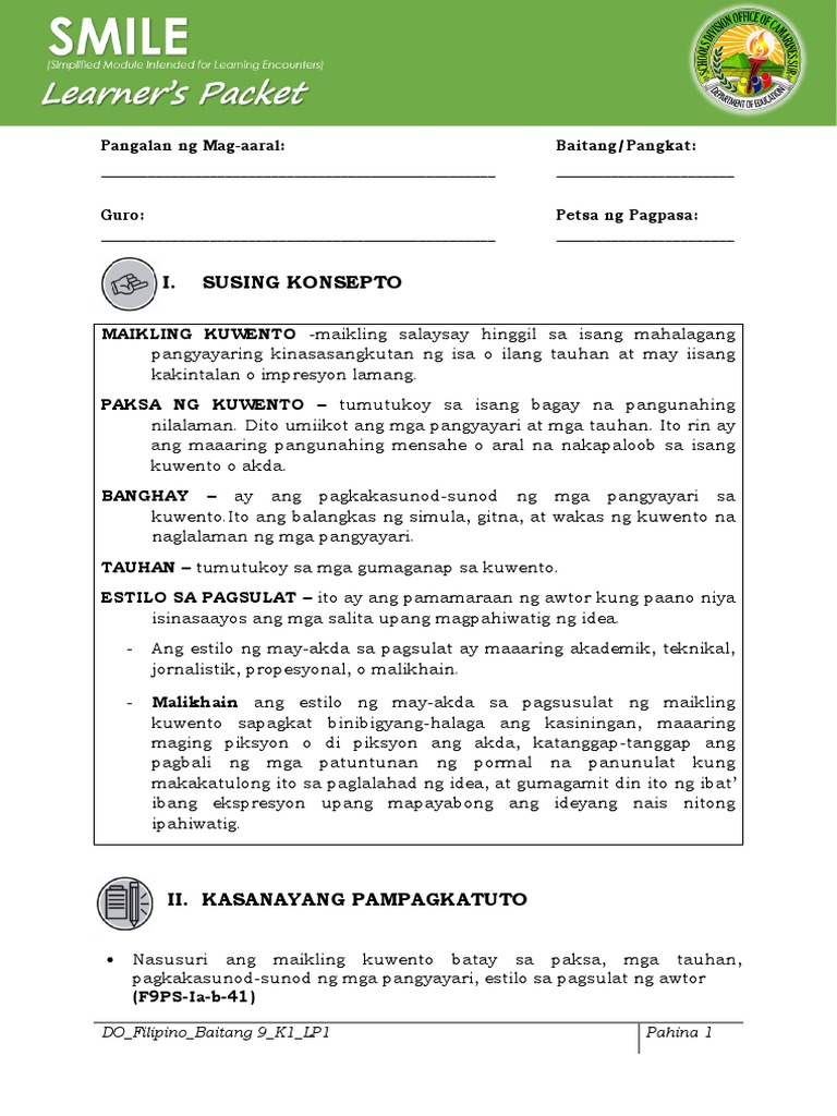 SLP1 Fil9 KUWARTER1 | PDF