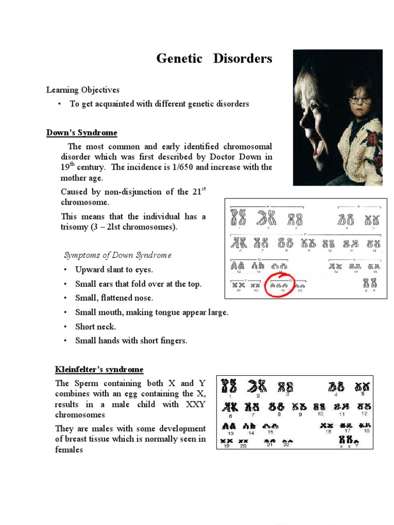 Microsoft Word - Genetic Disorders and Pharmacogenetics | PDF | Single ...