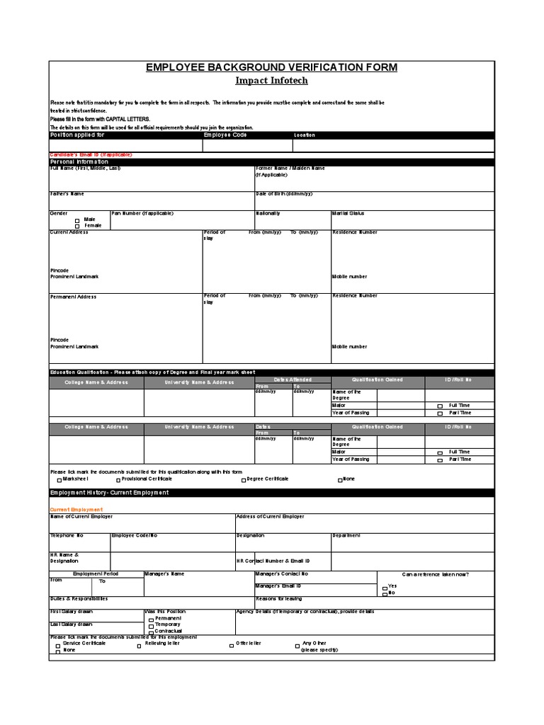 A-Check-Sample BGV Updated Form Live | PDF | Identity Document ... A-Check-Sample BGV Updated Form Live | PDF | Identity Document ...