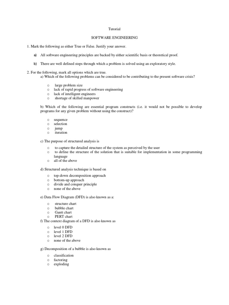 Software Engineering Tutorial | PDF | Information Technology Management ...